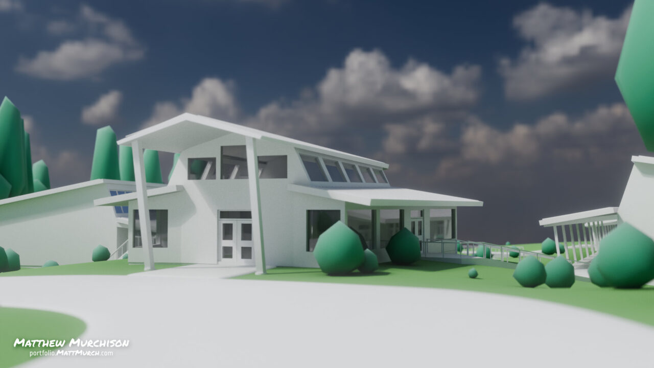 Nature Study Center Maquette & Massing Model – Matt Murch: 3D Art