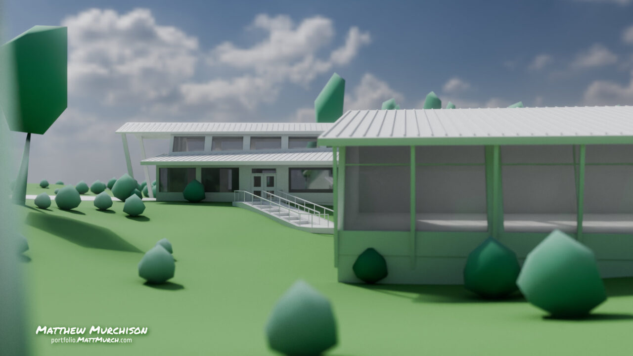 Nature Study Center Maquette & Massing Model – Matt Murch: 3D Art
