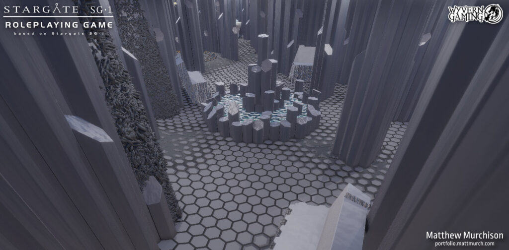 Stargate RPG: Tok’ra District Battle Maps – Matt Murch: 3D Art